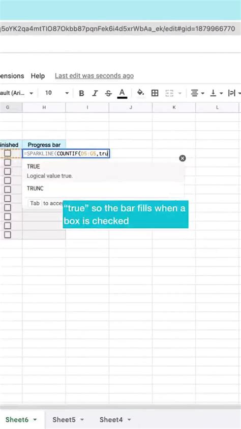 Excel Tips And Tricks How To Create Progress Bar With Sparkline