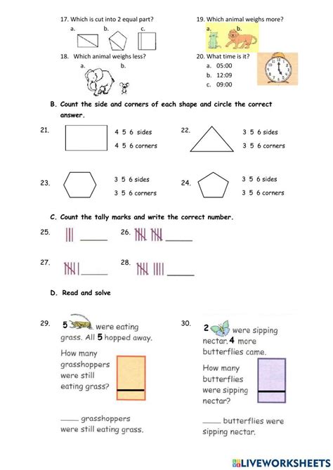 2233270 P1 Math Evaluation 2 Semester 1 Test Budi