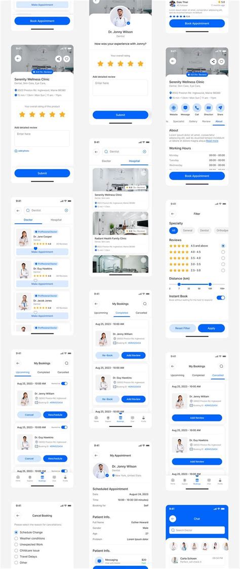 Doctor App Ui Doctor Consultation App Doctor Appointment App