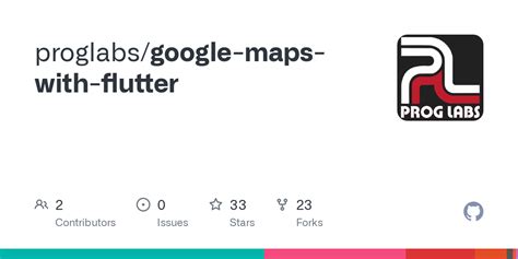 GitHub Proglabs Google Maps With Flutter