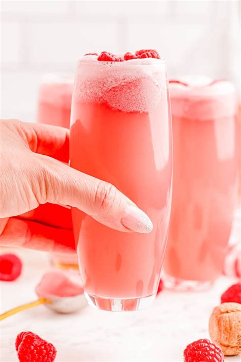 Raspberry Champagne Float Averie Cooks