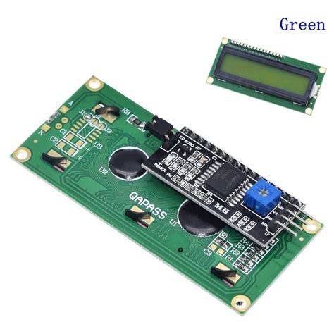 LCD Module Blue Green Screen IIC I2C 1602 For Arduino 1602 LCD UNO R3 Mega2560 LCD1602 SNA9