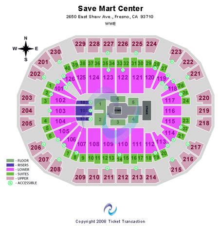 Save Mart Center Tickets In Fresno California Save Mart Center Seating