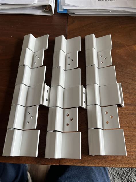 Replacement Entry Door Hinge For Rv 6 Leaf White Lippert Rv Door