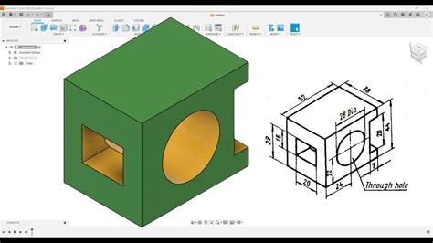 Fusion360 Part Modeling Tutorial 24 Youtube