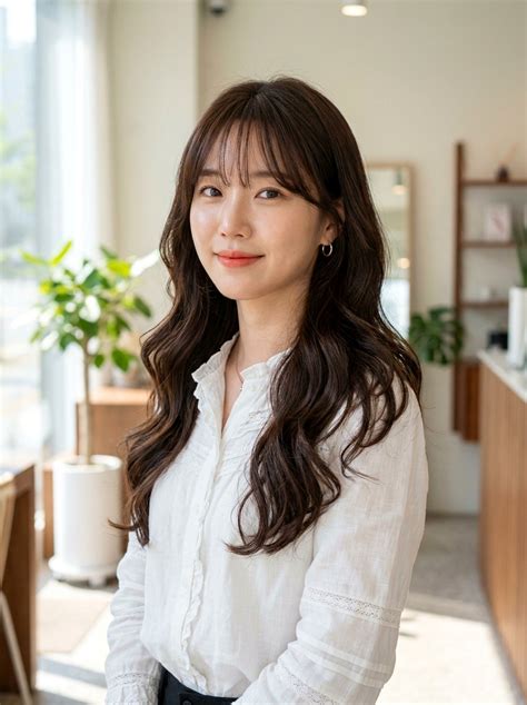 20 Beautiful Korean Wave Perm For Long Hair Looks To Try Lovelyish