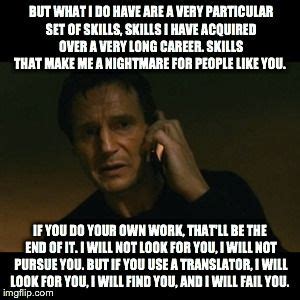 Liam Neeson Meme Taken