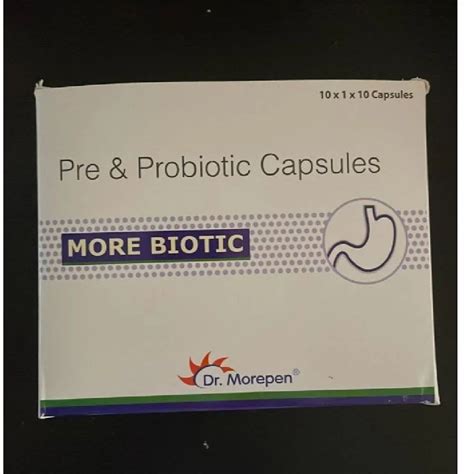 More Biotic Pre Probiotic Capsule At ₹ 247box Pre And Probiotic