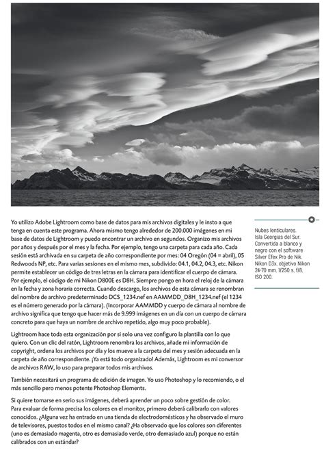 Fotografía De Naturaleza El Trabajo En El Laboratorio Digital Fotografía Con Photoclub