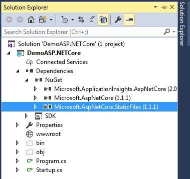 Serve Static Files In ASP NET Core Using Visual Studio 2017