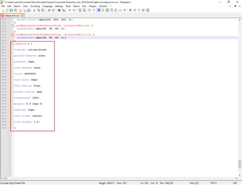 Transparent CC Text In Storyline A CSS Code Guide