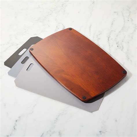 Wood Board With Nesting Cutting Mats Crate And Barrel Ksa