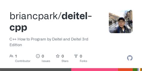 GitHub Briancpark Deitel Cpp C How To Program By Deitel And Deitel Rd Edition