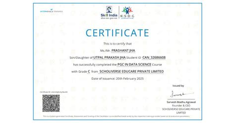 Prashant Jha On Linkedin Successfully Completed The Data Science