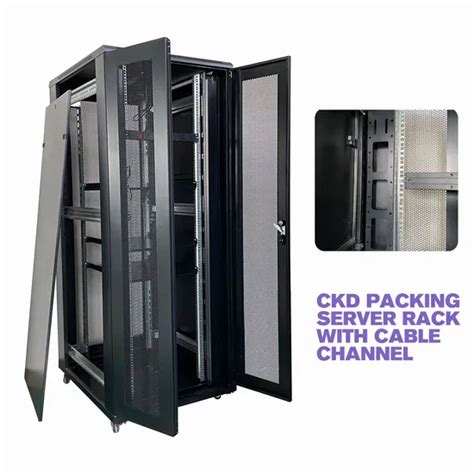 42u Server Rack Cabinet Dimensions 2000 800 1000mm For Exporting