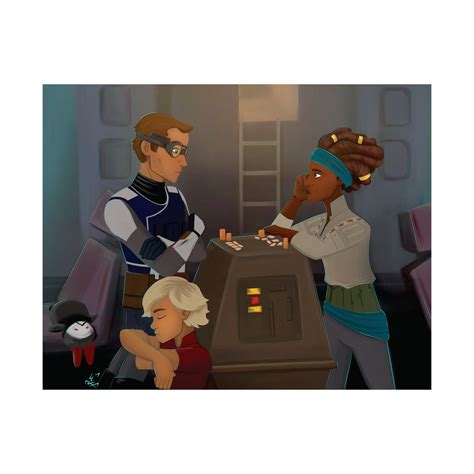 Tech And Phee Fan Art Print Bad Batch Fan Art Fandom Etsy