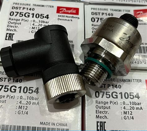 1pcs Danfoss Pressure Transmitter Sensor Dstp140 075g1054 4 20ma 0 10bar Ebay