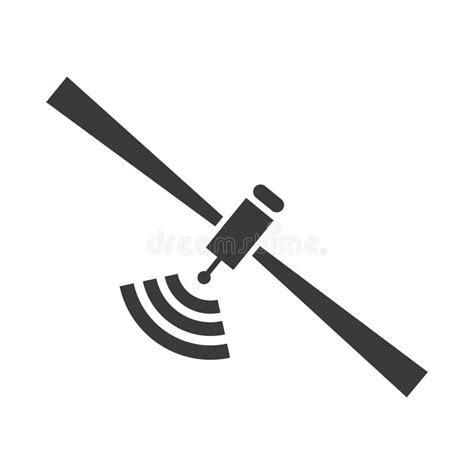 Satellite Icon Transmission Vector Illustration Stock Vector Illustration Of Radio Equipment