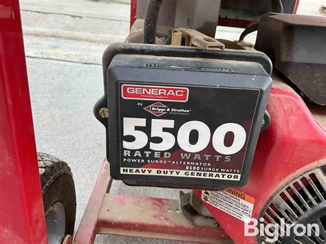 Generac 8500w Heavy Duty Portable Generator Agriculture Bigiron