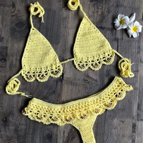 Viviana Crochet Bikini Set Redcit