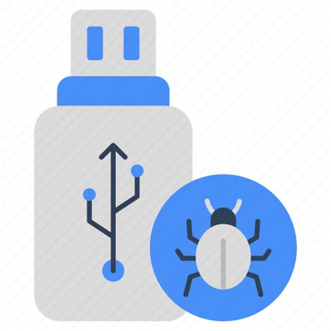 Infected Usb Usb Virus Pen Drive Virus Infected Pendrive Infected Flash Drive Icon
