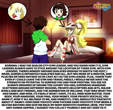 Confined To Misery 2 Pokemon Korrina Body Swap By Bodyswapcentral On