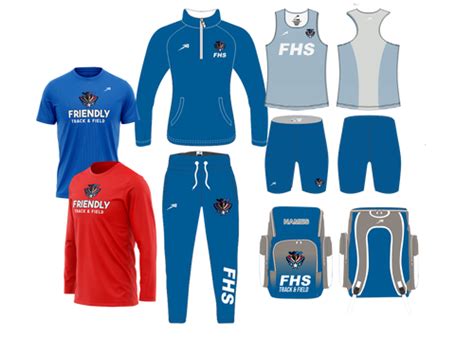 Fhs Mens Track And Field Uniform Set Impano Sportswear