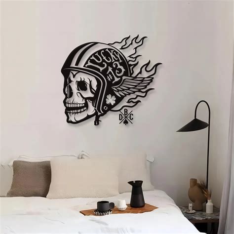 Human Skull Metal Wall Art Tsguides