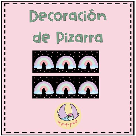 🌈 Decoración Para Pizarra 🌈