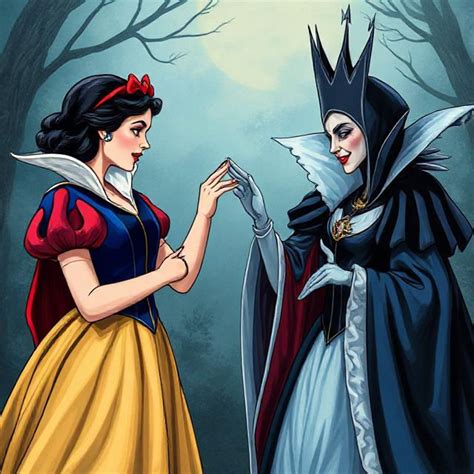 Snow White Versus The Evil Queen By Meteorite36 On Deviantart