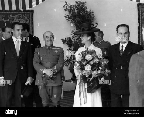 Francisco Franco Wedding Prince Alfonso And His Wife Maria Del Carmen