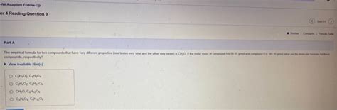solved hw adaptive follow up er 4 reading question 9 part a