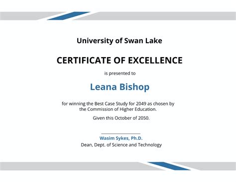 Free Printable Excellence Certificate Templates To Customize Online