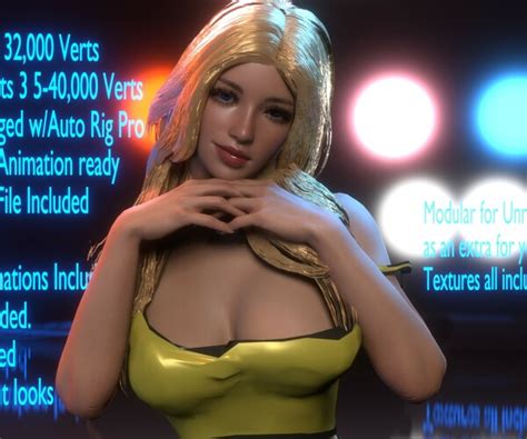 Artstation The Character Lovers Pack Ue And Blender Game Ready Game Assets