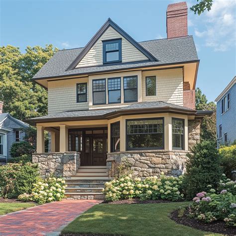 Modern Craftsman Exteriors Bold Color And Material Ideas To Try