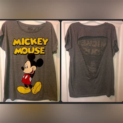 Disney Tops Prwnd Mickey Mouse Ripped Shirt Xxl Poshmark