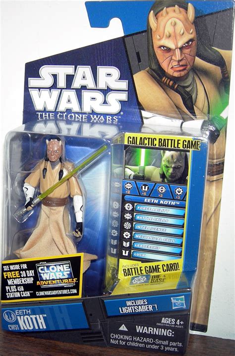 Eeth Koth Cw51 Action Figure Clone Wars Hasbro