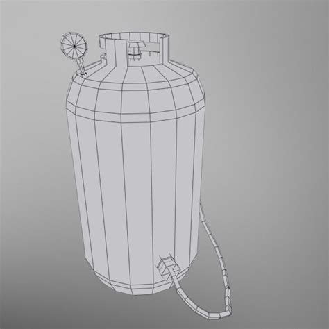 가연성 가스 실린더 게임 준비 3d 모델 10 Obj Max Fbx Free3d