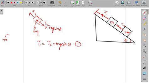 Solvedtwo Blocks Of Masses M And 2m Are Held In Equilibrium On A