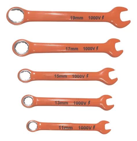 Kit Chave Combinada Mtx Isolada 1000v 11 19mm 5 Peças Parcelamento Sem Juros