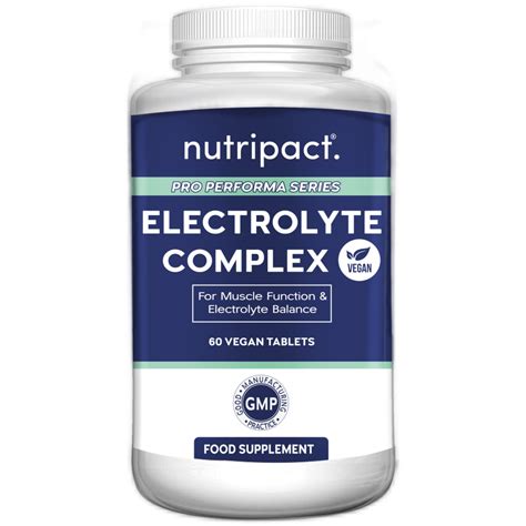 Electrolytes Tablets For Hydration Recovery And Salt Replacement 60