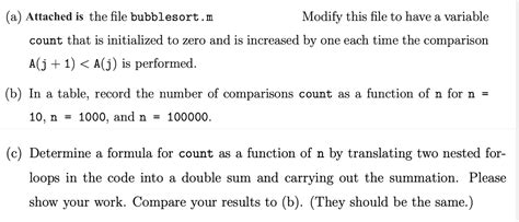 Solved The Basic Idea Of Bubblesort Is To Traverse The Array
