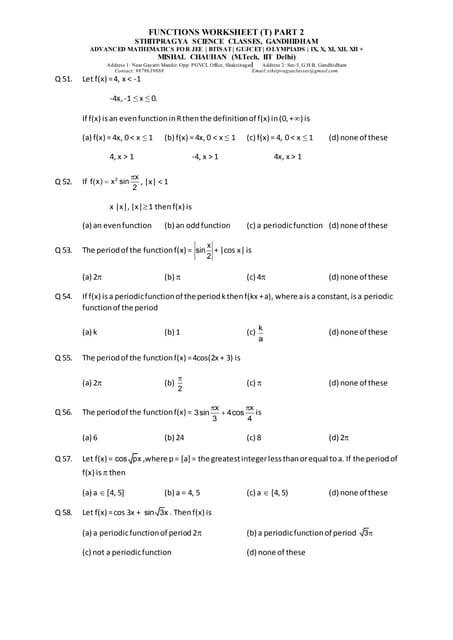 Class Xi Logarithm C Worksheet Docx