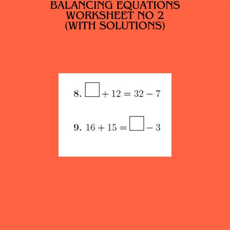 Linbalancing Chemical Equations Worksheet 2pdf Name Ella Lin
