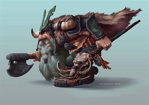 Dwarf Warlock By Ola Larsson Scrolller