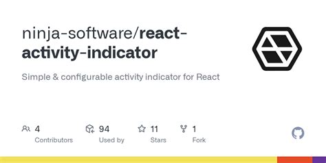 Github Ninja Softwarereact Activity Indicator Simple And Configurable Activity Indicator For React