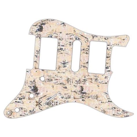 Streaky Pink Hsh 11 Hole Strat Custom Pickguards