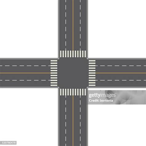 Road Intersection Texture