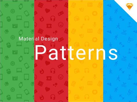 Material Design Icons Patterns Design Freebie Material Design Icon