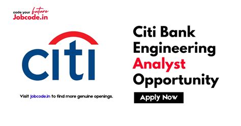 Build Your Career As An Engineering Analyst At Citi Jobcode
